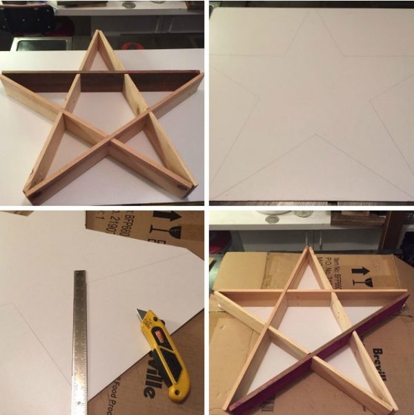 How To Build a Lighted DIY Star Shelf Thats Perfect For Ornaments ...