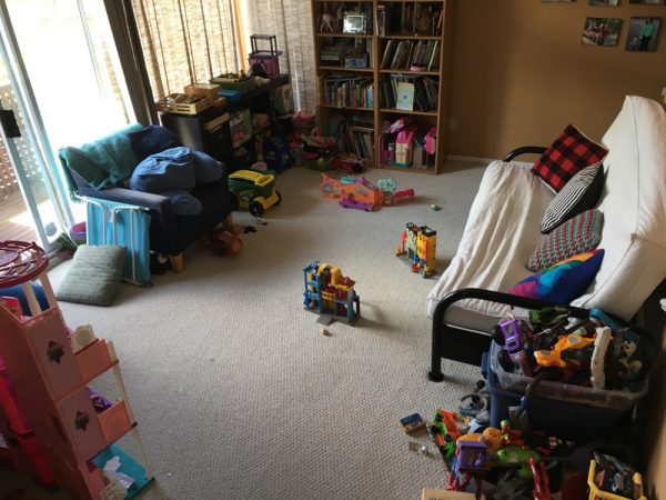 How We Transformed Our Tired Old Playroom Into A Gorgeous Craft Room ...