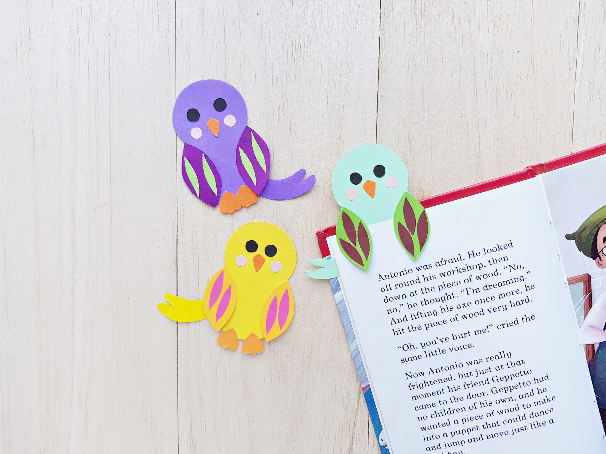 Spring Bird Bookmark Craft- Perfect For Homeschooling