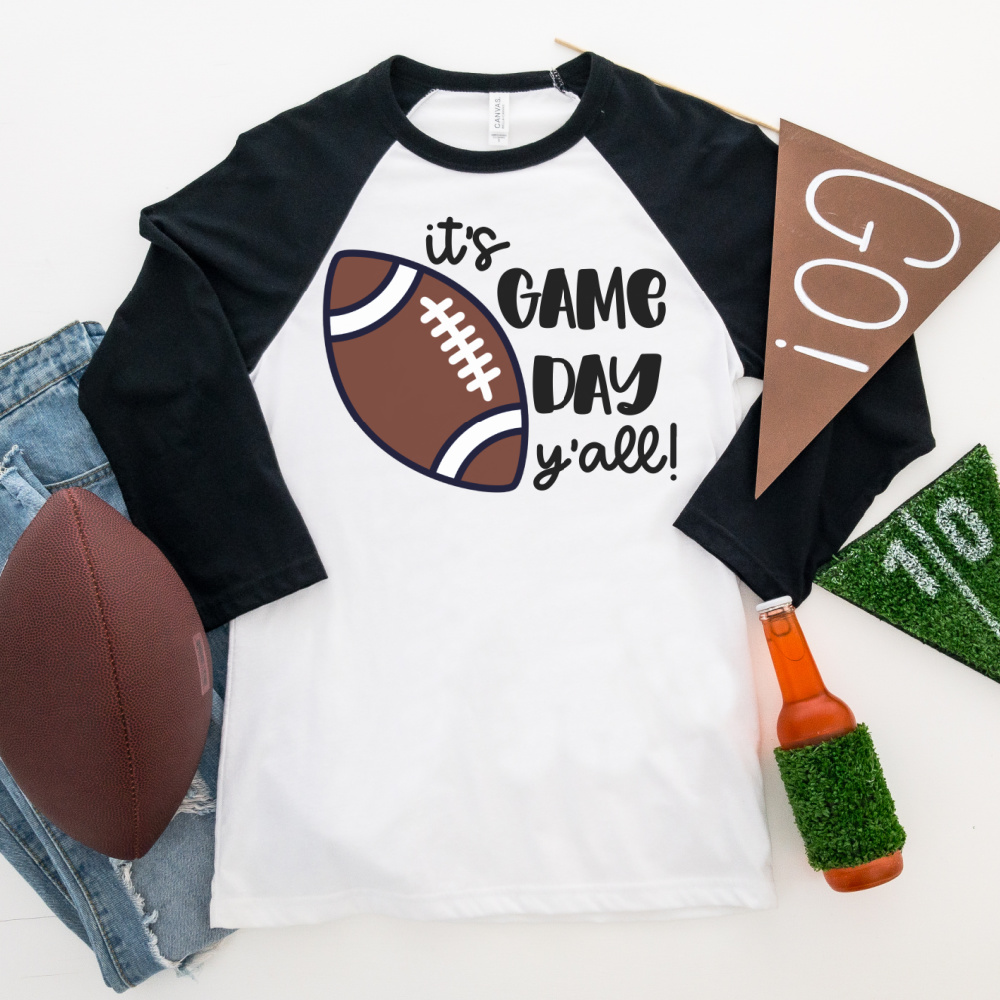 Free Football SVGs Including It's Game Day Y'all - Hello Creative Family
