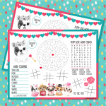 Puppy Love Activity Sheet + 21 Valentine's Day Printables