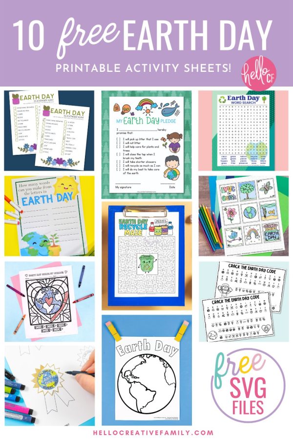 10 Free Earth Day Printables Including Earth Day Pledge
