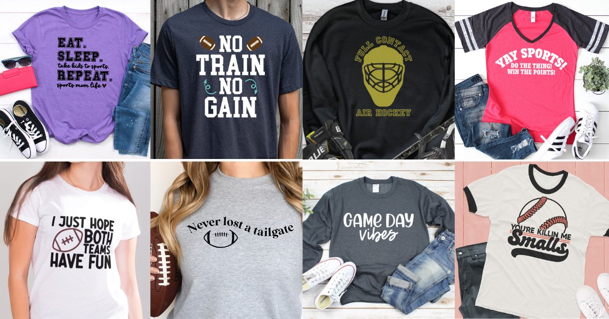 12 Free Sports SVG Files Including Sports Mom Life