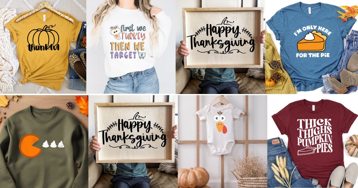 Free Thankful SVG + 11 Thanksgiving Cut Files - Hello Creative Family