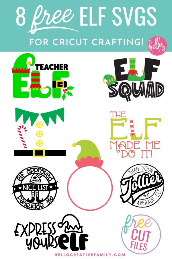 8 Free Elf SVG Files - Hello Creative Family