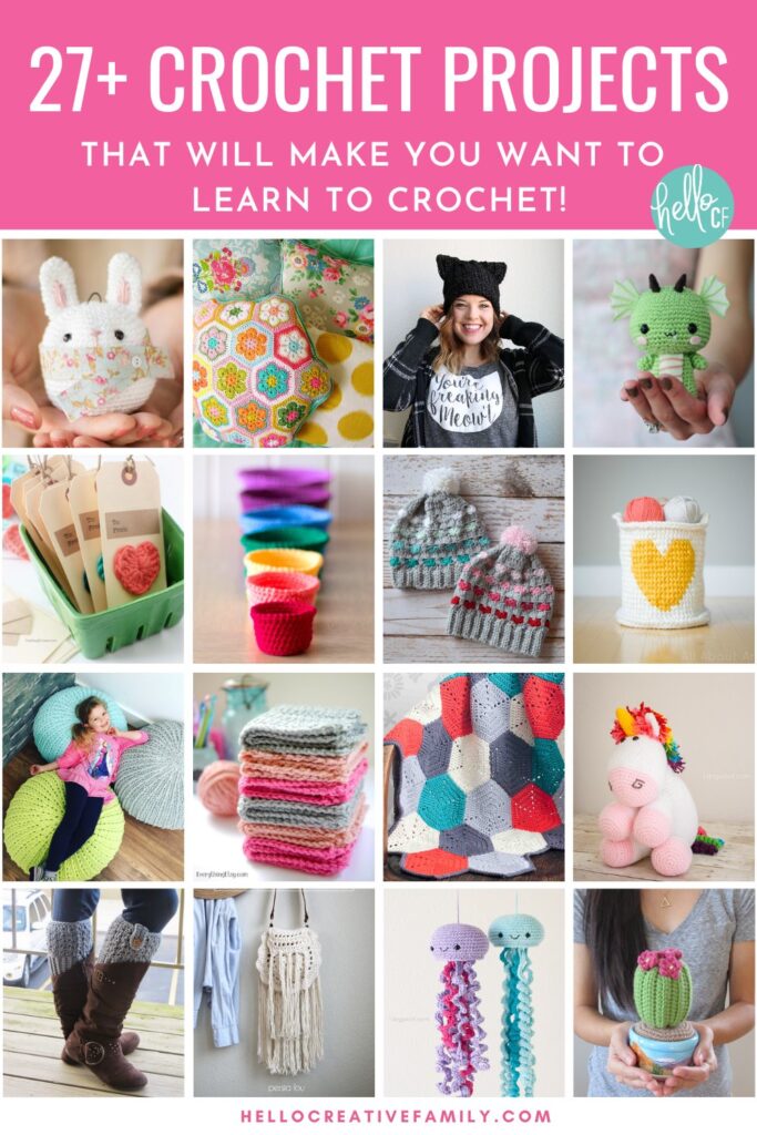 Learn to Crochet With These 27+ Projects!
