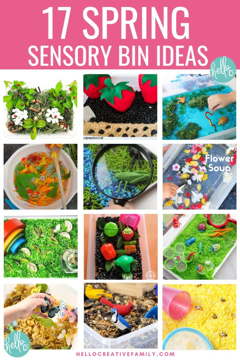 17 Spring Sensory Bin Ideas for Kids - Hello Creative Family
