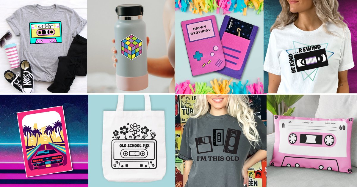20 Free 80s SVG Files – Rad Retro Designs for Cricut & Silhouette ...