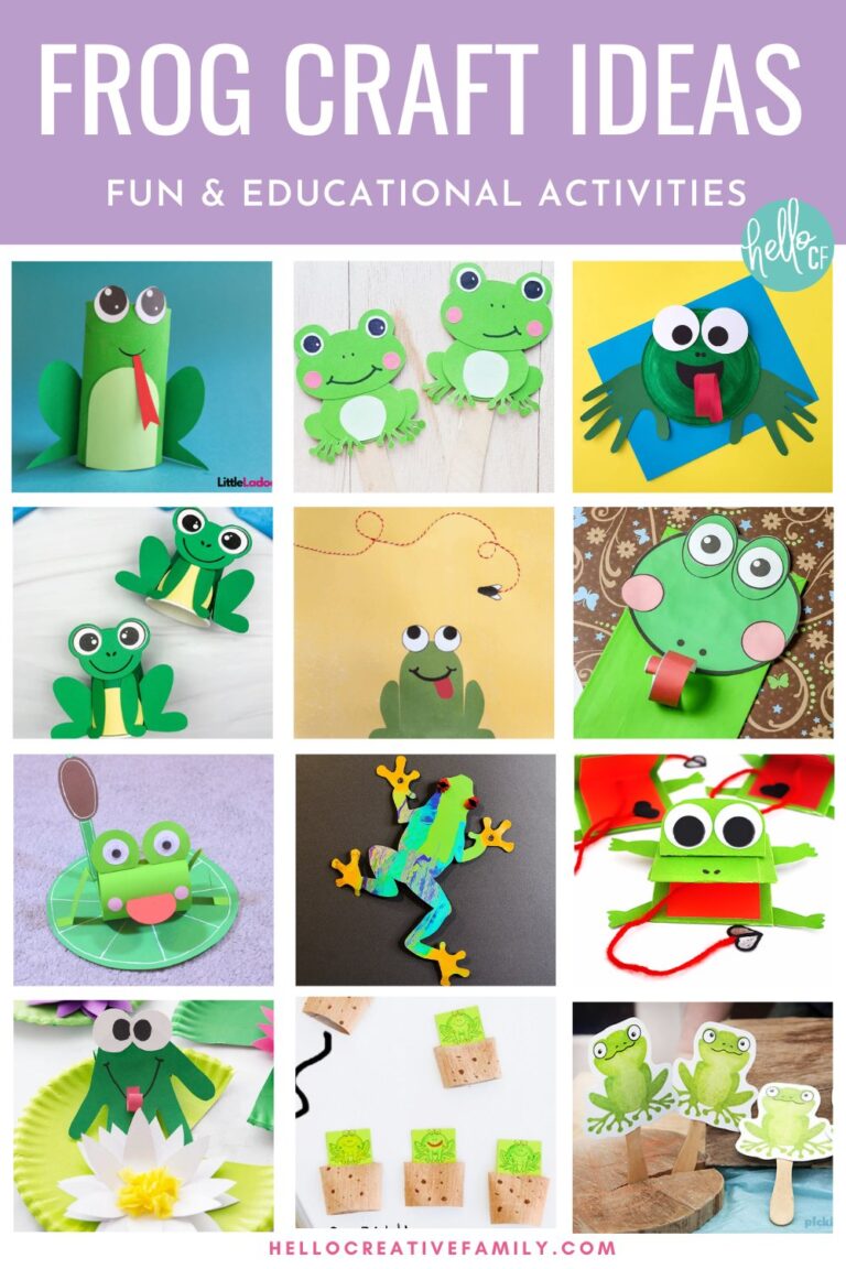 Frog Crafts for Kids: Fun and Educational Activities - Hello Creative ...