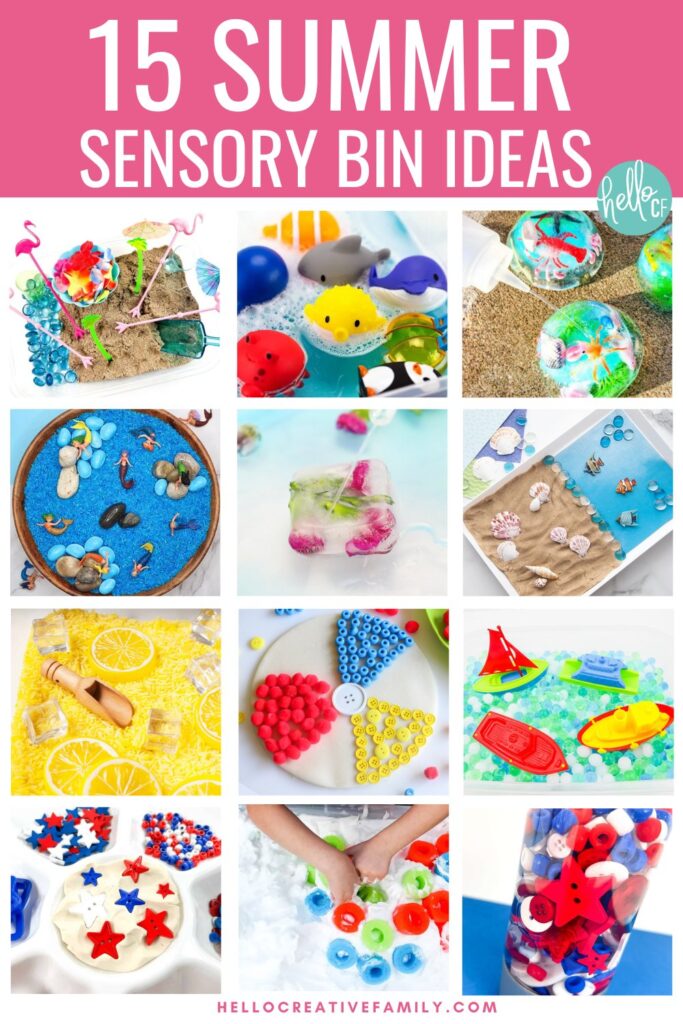 15 Summer Sensory Bin Ideas For Kids - Hello Creative Family