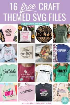 16 Free Craft Themed SVG Files - Hello Creative Family